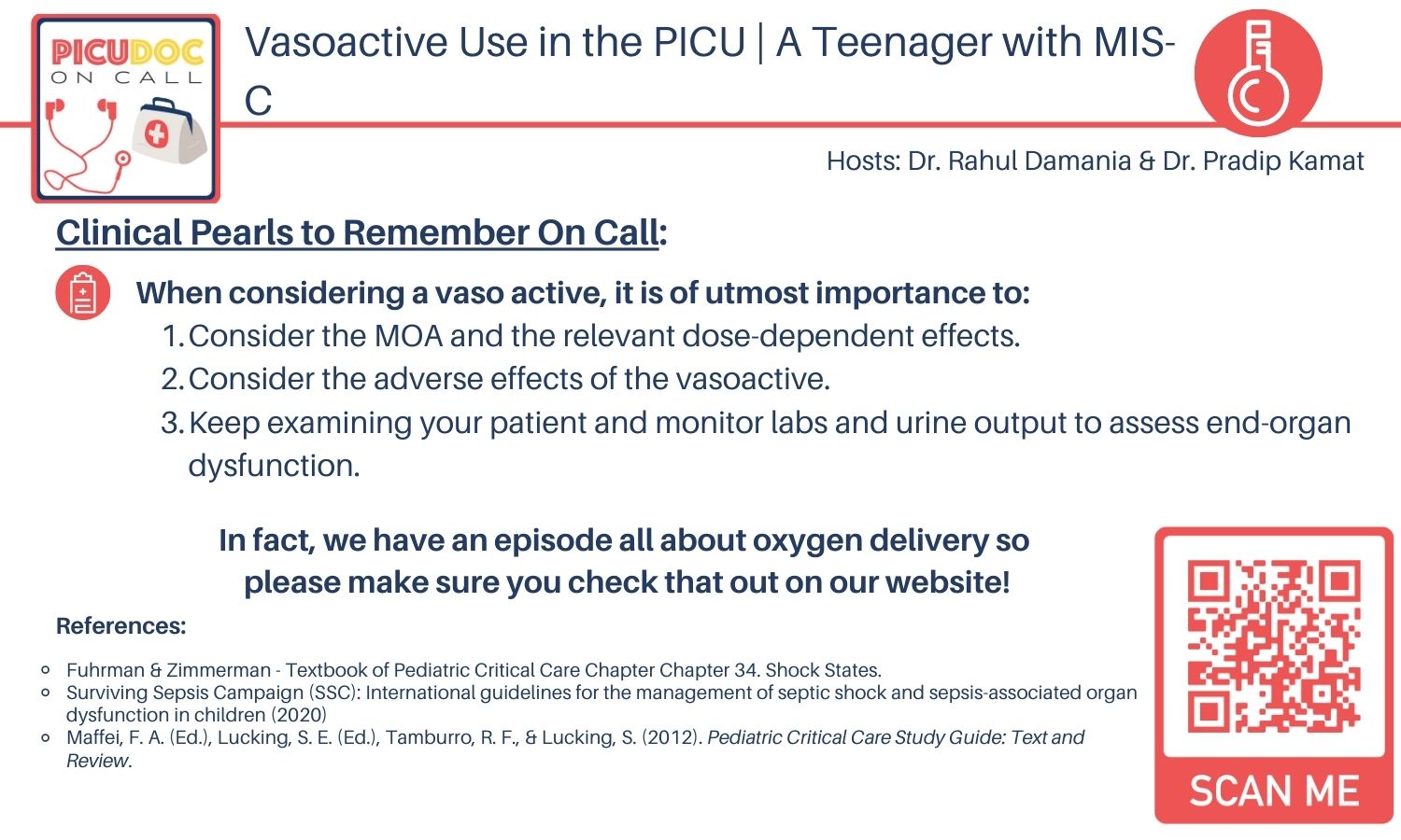 Vasoactive Use in the PICU | A Teenager with MIS-C | picudoconcall.org