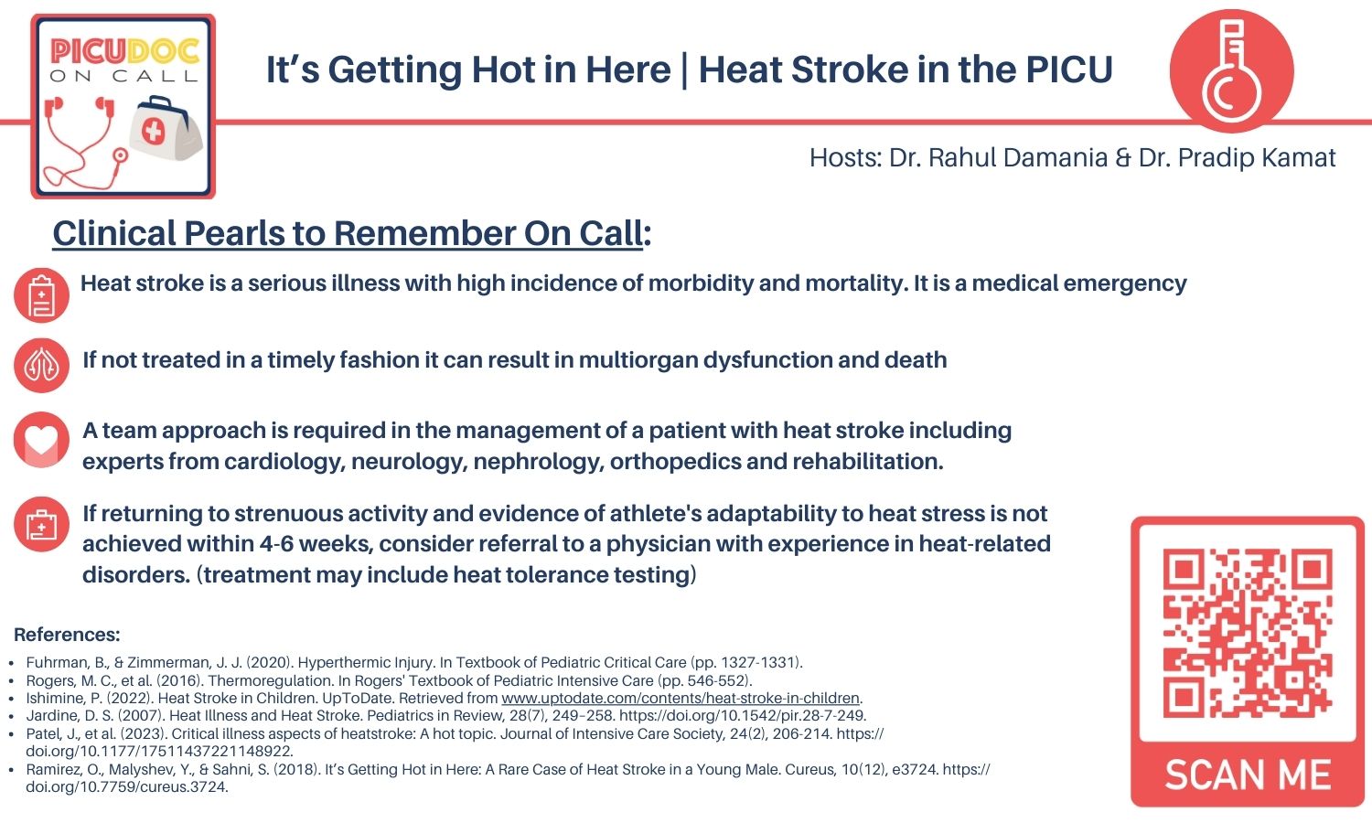 It’s Getting Hot in Here | Heat Stroke in the PICU | picudoconcall.org